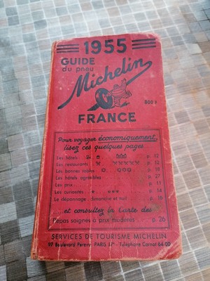 GUIDE ROUGE MICHELIN 1955 EUR 25,00 - PicClick FR
