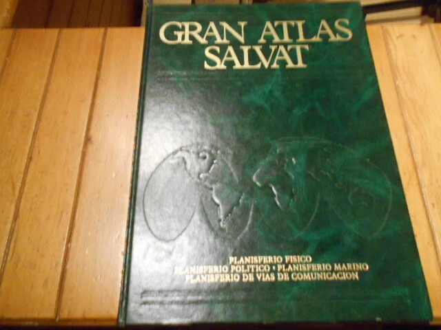 GRAN ATLAS SALVAT. Volumen 1. Planisferio Físico. Planisferio Político ...