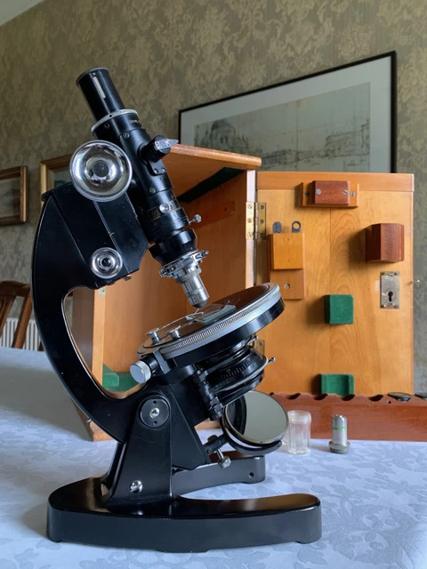 VINTAGE COOKE TROUGHTON & Simms M1000 Polarising Microscope - circa ...