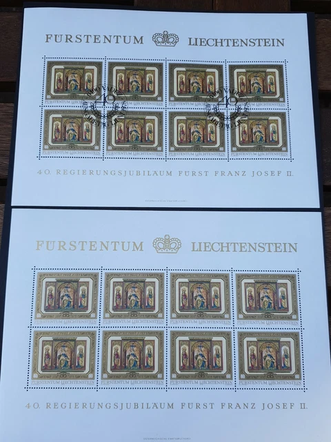 BRIEFMARKEN LIECHTENSTEIN, KLEINBOGEN, postfrisch, 1978, MiNr. 709, 40 ...