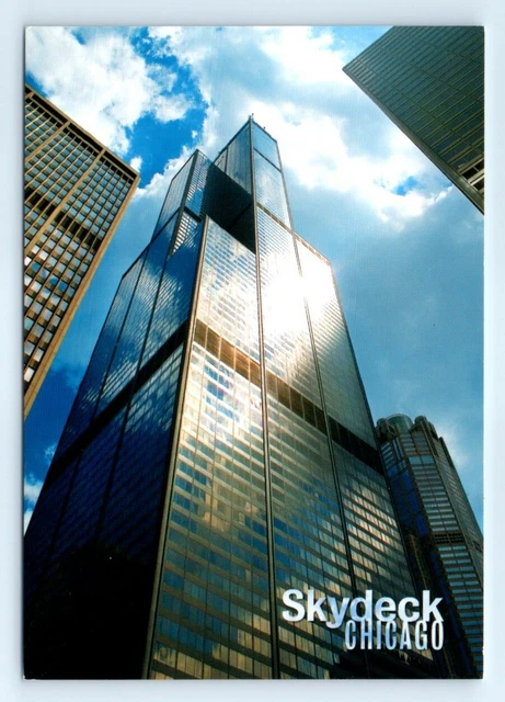 POSTCARD IL SKYDECK Chicago Former Sears Tower N2 EUR 8,49 - PicClick DE