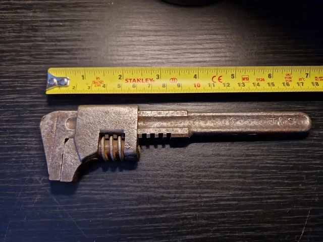 VINTAGE FORD TOOLKIT J&S Enfo Adjustable Spanner Classic Car Wrench ...