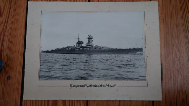 FOTO PANZERSCHIFF ADMIRAL Graf Spee / Kriegsmarine EUR 15,50 - PicClick DE