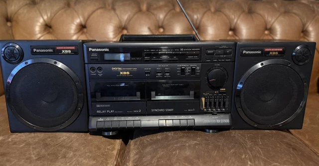 VINTAGE PANASONIC RX-CT900 Am/Fm Digital Radio Dual Cassette * Boombox ...