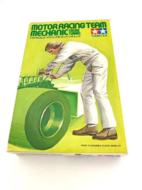 TAMIYA 1:12 SCALE Motor Racing Team Mechanic Model Kit BNIB EUR 28,77 ...