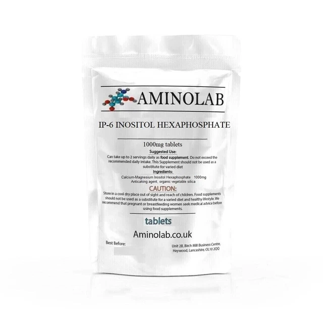 IP-6 INOSITOL HEXAPHOSPHATE 1000MG TABLETS - AMINOLAB - Immune System ...