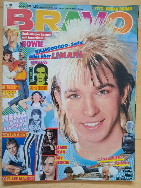 BRAVO NR.19 VOM 5.5.1983 Pierre Cosso, Boy George, Limahl, Udo ...