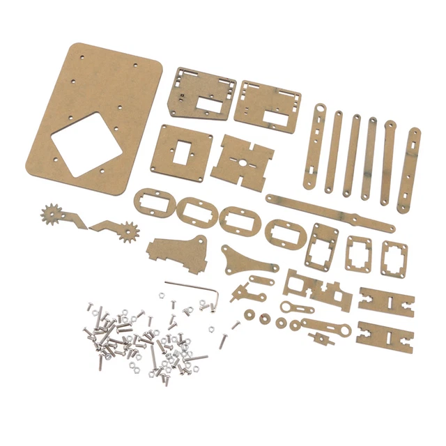 DIY MANIPULATOR 4 DOF Mechanical Robot Arm Claw Kit for Raspberry Pi ...