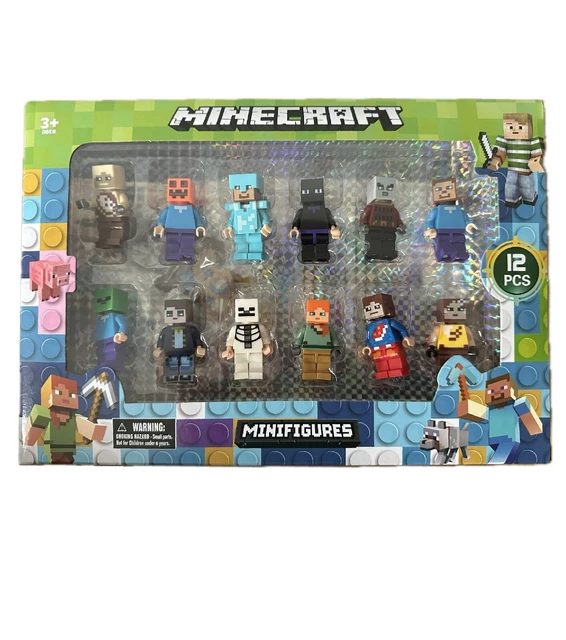 MINECRAFT OVERWORLD ACTION Figure Set Kids Gift Toys 12 Pcs £9.60 ...