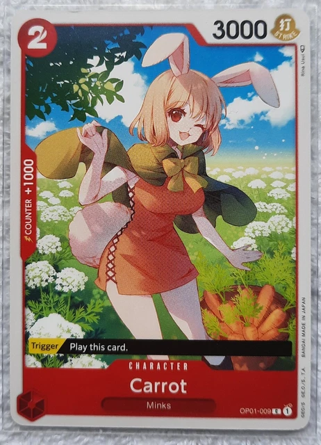 CARTE ONE PIECE Card Game OP01-009 Carrot romance down EUR 1,00 - PicClick FR