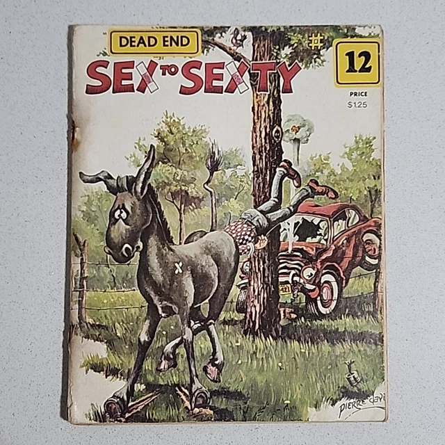 Sex To Sexty Dead End Issue No12 Vintage Adult Comedy Comic Book 