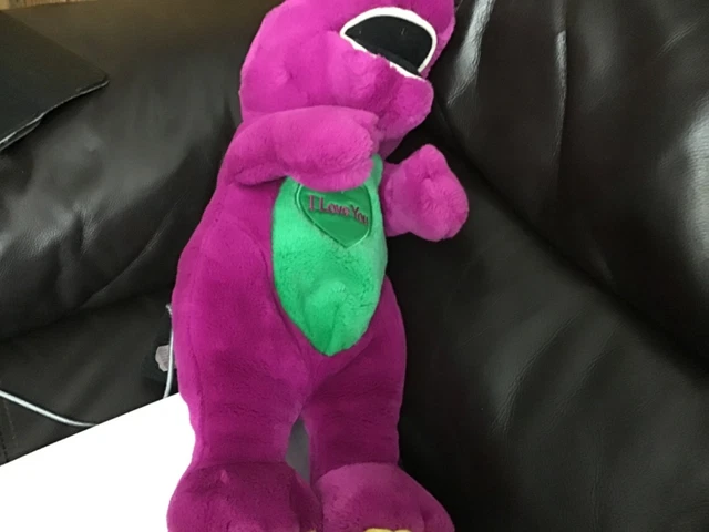 GOLDEN BEAR BARNEY the dinosaur I love you musical plush good sound £31 ...