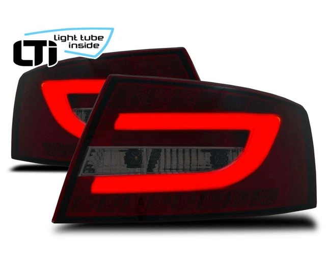SET OF TAIL Lights para AUDI A6 4F C6 Sedan 04-08 Red Smoke LED 6 PIN ...