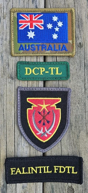 AUSTRALIAN ARMY PLATATAC East Timor FDTL DCP-TL Deployment Brassard ...