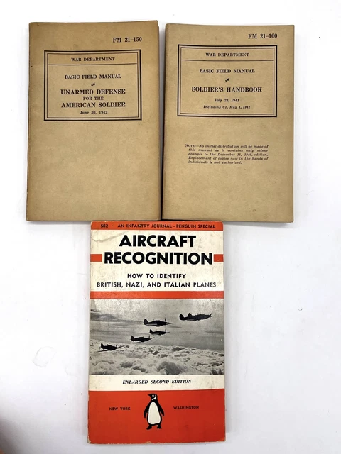 1940S WWII AMERICANA Field Manuals And Aircraft Guide £4.80 - PicClick UK