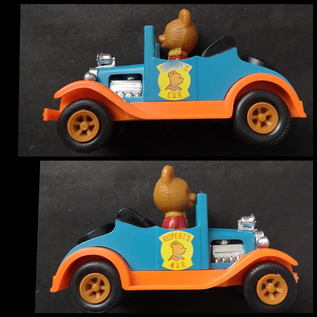 VTG MARX TOY Rupert The Bear Rupert's Car Plastic Made In Hong Kong £14 ...