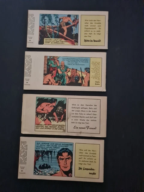 4X TARZAN PICCOLO Comic Hefte Nr.4,19,21,23 Original Lehning EUR 2,00 ...