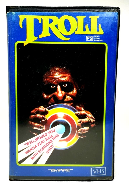 TROLL VHS PAL Very Rare EX-RENTAL Clamshell TESTED Roadshow Home Video ...