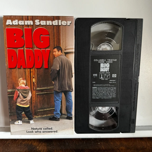 BIG DADDY 1999 VHS Tape Columbia Pictures Adam Sandler, Joey Lauren ...