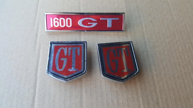 FORD CORTINA MK2 GT Shield Rear Quarter Badges & Boot Badge £49.99 ...
