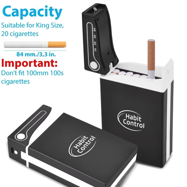 SMART TIMED CIGARETTE Dispenser | Full 20-Pack Cigarette Lock Box With ...