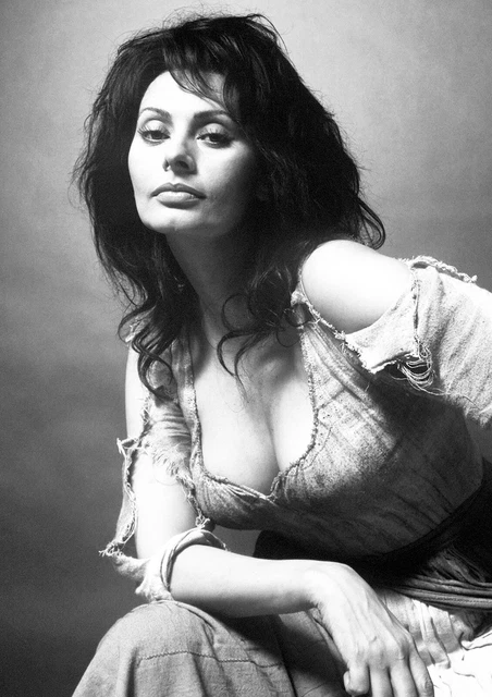 Sophia Loren Monochrome Photo Print 14 A4 Size 210 X 297mm 8 5 X 11