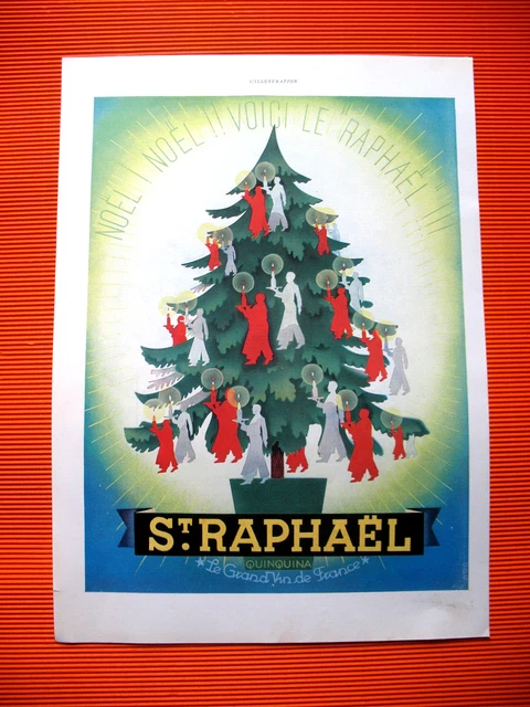 PUBLICITE DE PRESSE Saint Raphael Aperitif De France Noel Par Phili Ad ... PUBLICITE DE PRESSE Saint Raphael Aperitif De France Noel Par Phili Ad ...