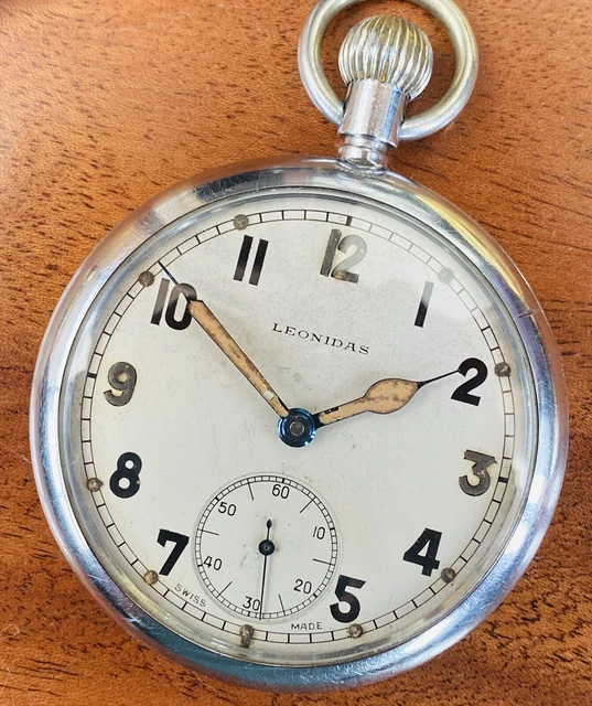 BRITISH MILITARY WW2 Leonidas GSTP Pocket Watch, Circa 1943. £275.00 ...