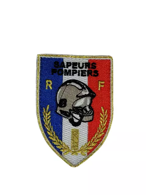ECUSSON SAPEURS POMPIERS Blason Sur Scratch Drapeau France Bleu Blanc ...