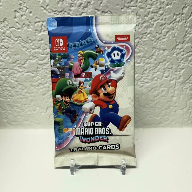 SUPER MARIO BROS. Wonder Exclusive Limited Trading Card Pack - Unopened ...