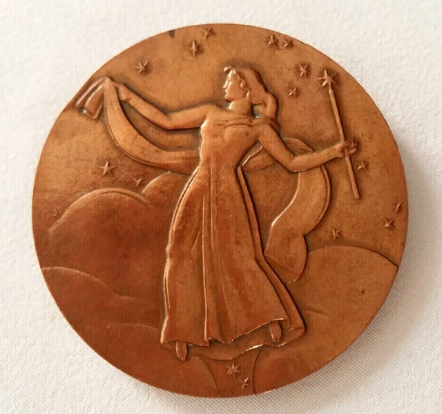 MÉDAILLE GEORGES JAMATI théatre sciences histoire 1894-1954 bronze ...