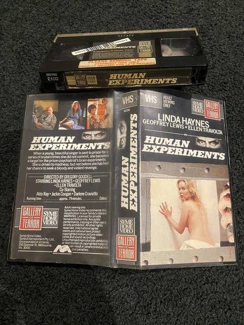 RARE/ HUMAN EXPERIMENTS Vhs/ Original Horror Syme Video EUR 26,05 ...