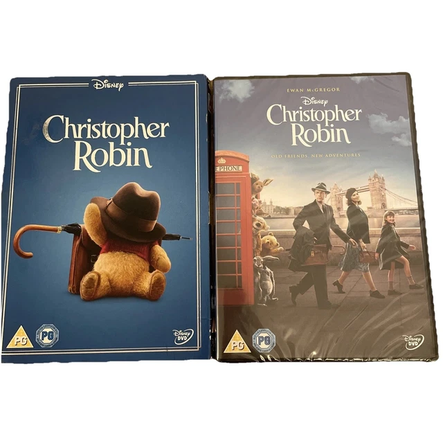 DISNEY CHRISTOPHER ROBIN DVD with O RING SLEEVE UK NEW SEALED PG ...