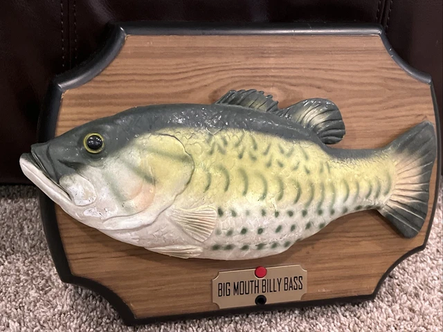 BIG MOUTH BILLY Bass original 1999 Gemmy Singing Fish The Sopranos ...