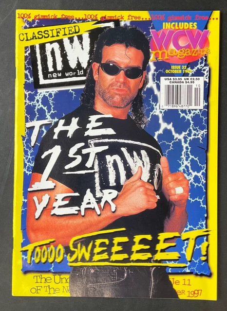 OCTOBER 1997 WCW Wrestling Magazine Vol. 1 #32 w/Scott Hall Aka Razor ...