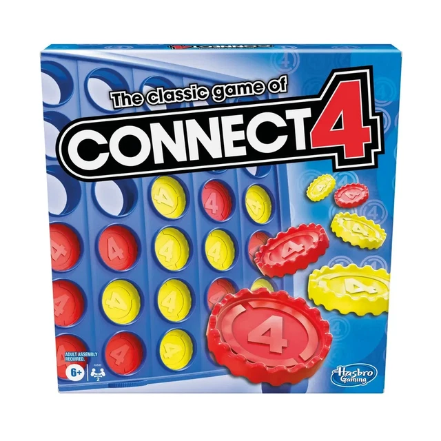 CONNECT 4 GRID Classic Game Family Board Games for Children and Adults ...