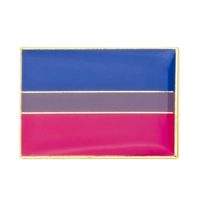 Bisexual Flag Pin Lapel Badge Lgbt Bisexuality Diversity Pride