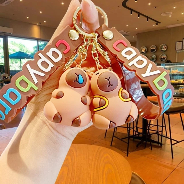 MENTAL CAPYBARA KEY Ring Turtle Animal Capybara Pendant Kids £4.18 ...