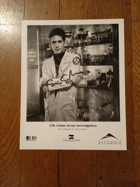 PHOTO AUTOGRAPHE DÉDICACÉE Eric Szmanda, CSI EUR 20,00 - PicClick FR