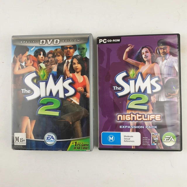 THE SIMS 2 Special DVD Edition and The Sims 2 Nightlife Expansion Pack ...