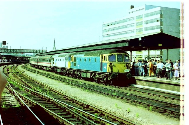 35MM RAILWAY COLOUR Negative Class 33 102 and 33 064 at Gloucester £1. ...