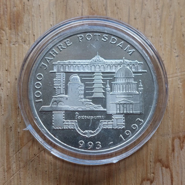 10 DEUTSCHE MARK Silber Münze "1000 Jahre Potsdam" 1993 F EUR 8,00 ...
