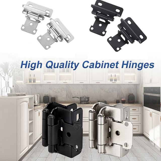 SELF CLOSING CABINET Hinges 12inch Overlay with Partial Wrap Around Design £27.88 - PicClick UK