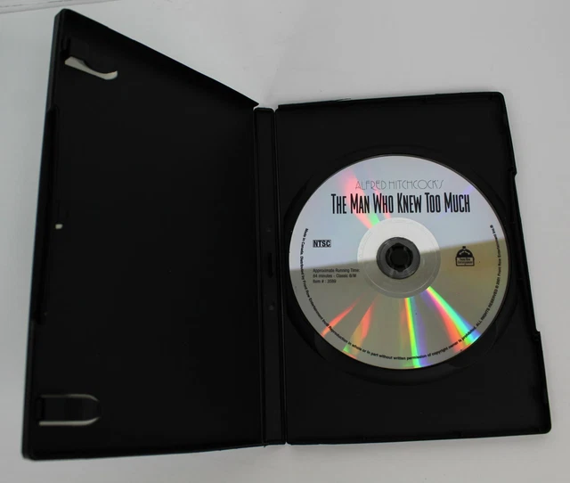 ALFRED HITCHCOCK'S THE Man Who Knew Too Much Digitally Remastered DVD ...
