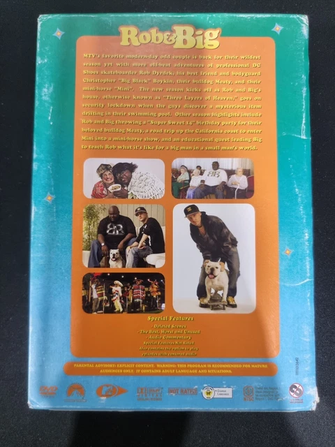 ROB & BIG Complete Uncensored Series Season 3 DVD Region 1 | Dyrdek Big ...