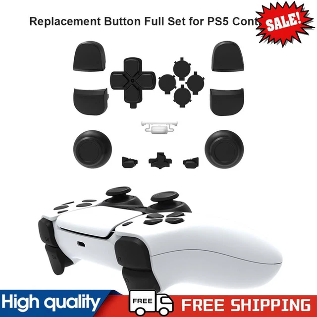 R1 R2 L1 L2 Triggers Share Options Face Button Thumbsticks Set for PS 5 ...