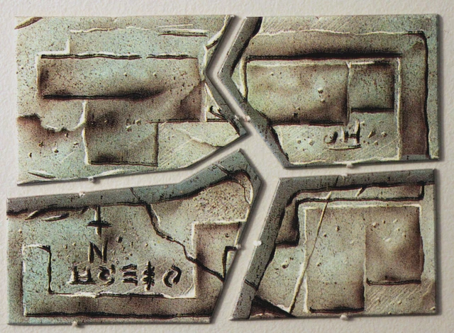 HEROQUEST TUILE X4 KARAK VARN carte de Grin - map tiles KELLAR'S KEEP ...