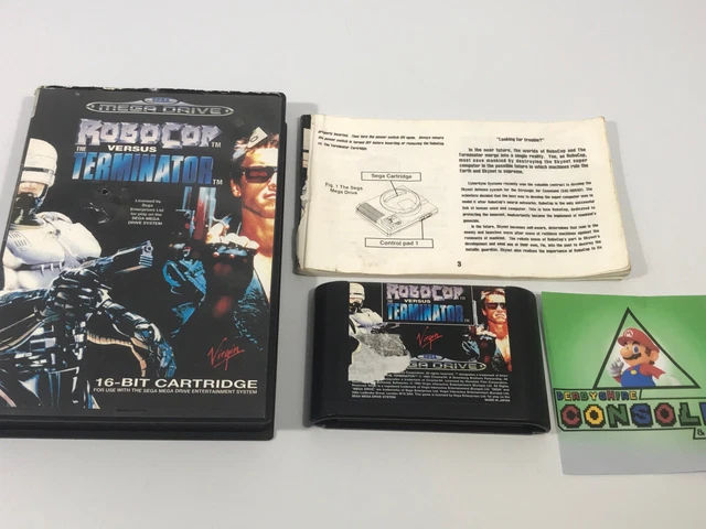 ROBOCOP VERSUS VS The Terminator- Sega Mega Drive Game - PAL Boxed With ...