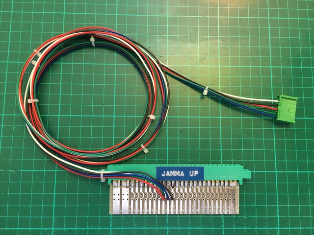 JAMMA ADAPTER RGB Screen Terminal Arcade Intervideo 1.5m Monitor ...