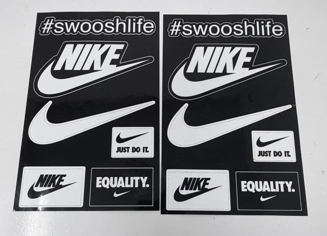 NIKE STICKERS SWOOSHLIFE Just Do It 14 Stickers total £9.41 - PicClick UK
